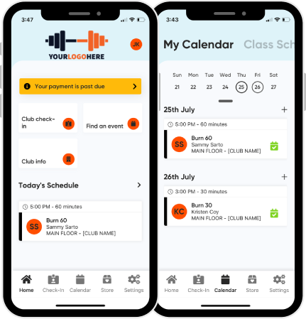 Gym Member App - Mobile Member Application